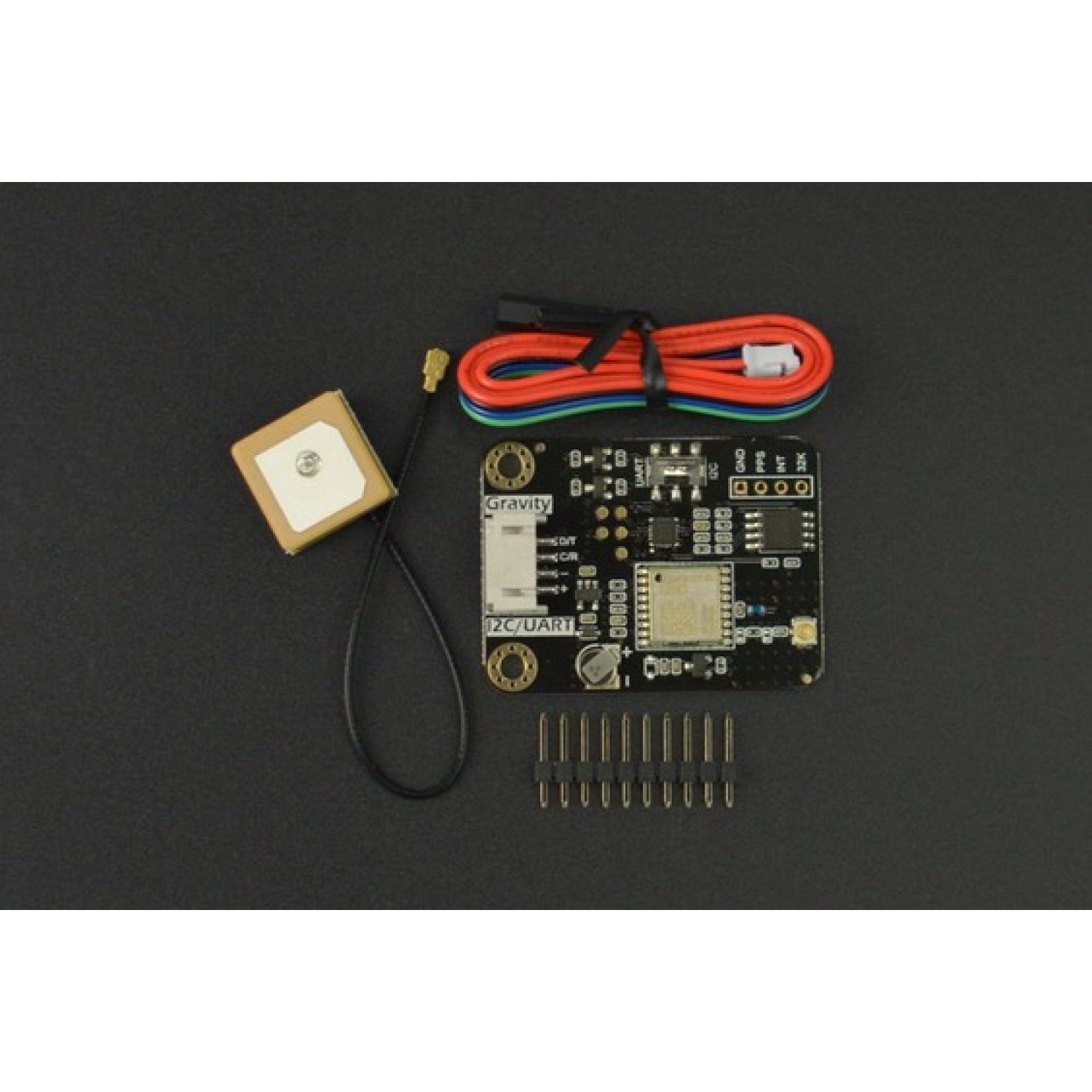 Dfrobot Gravity Gnss Gps Module Met Rtc I2c En Uart L76k Dfrobot Dfr1103