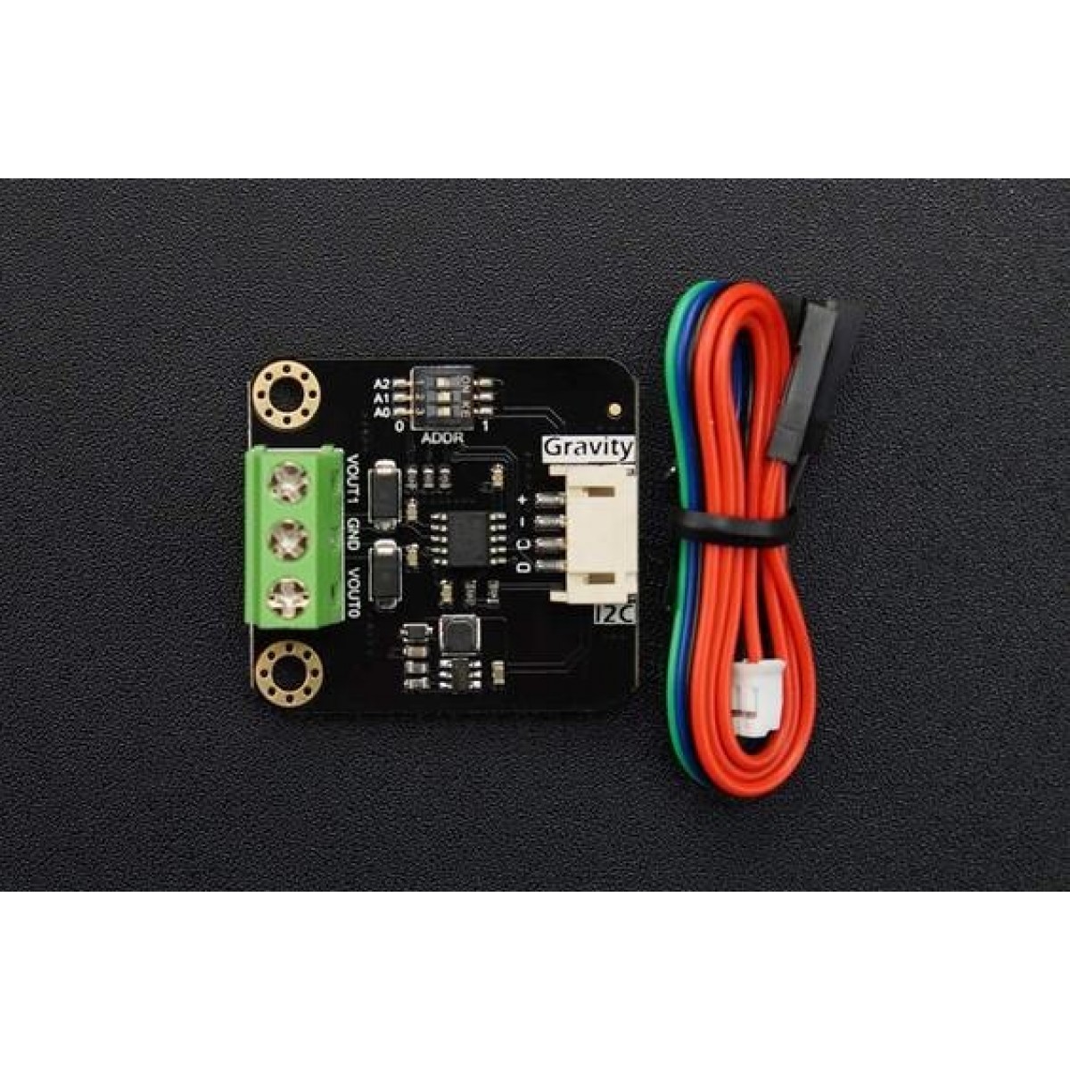 Dfrobot Gravity Gp8413 Dac Module 2 Kanalen 15bit I2c 0 5v10v Dfrobot Dfr1073