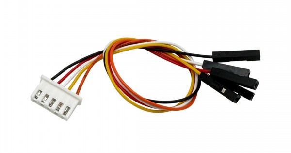 JST-XH Female naar DuPont Female Compatible Kabel - 5p - 15cm - JSTXH-DUPF-5P15CM