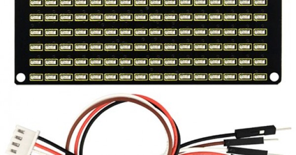 Keyestudio 8x16 LED Matrix Module - I2C - Blue - KS0357