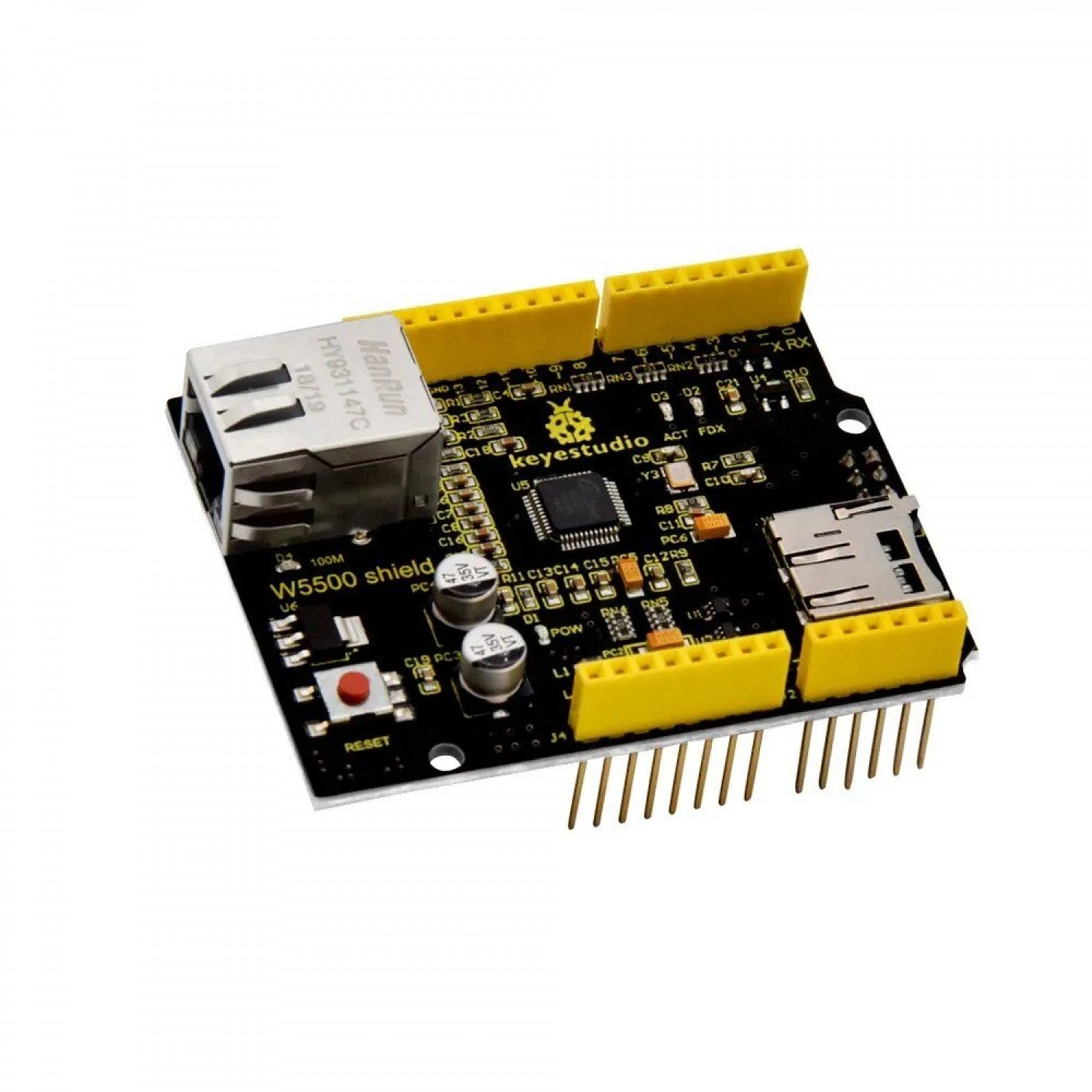 Keyestudio W5500 Ethernet Shield - voor Arduino - KS0443