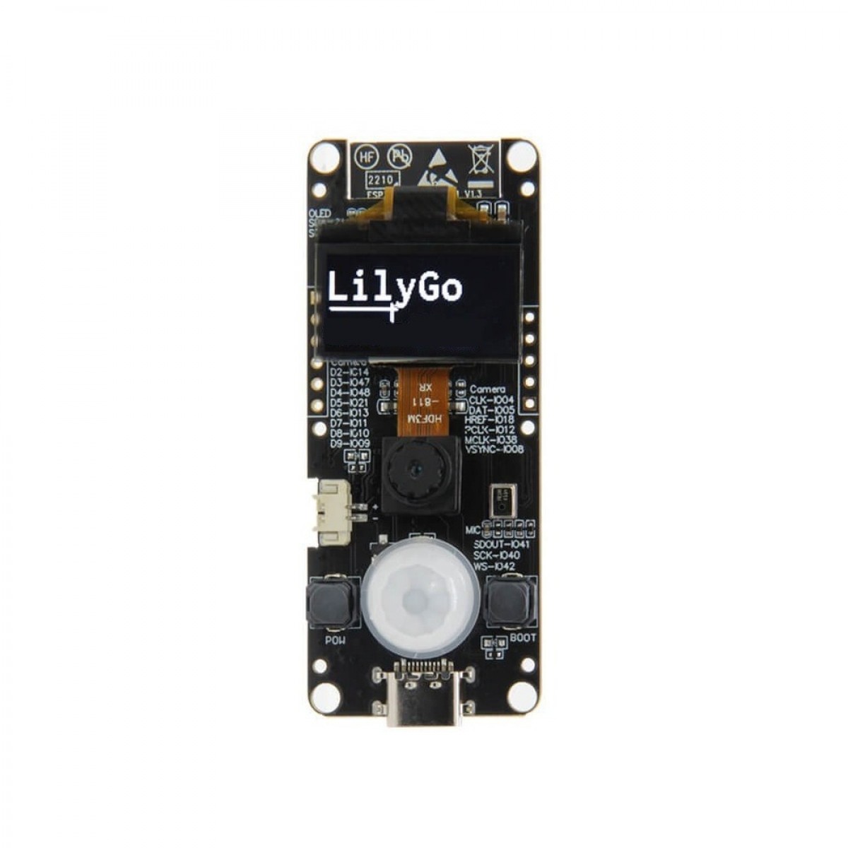 LilyGO T-Camera S3 OV5640 - ESP32-S3 - LILYGO-H626