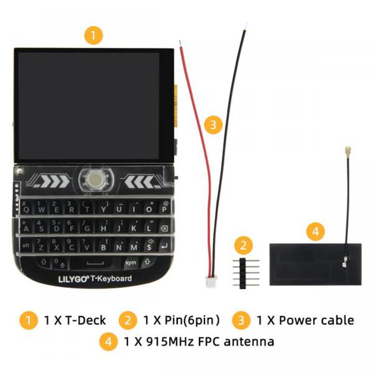 LilyGO T-Deck ESP32-S3 Keyboard - with 2.8 inch IPS Display and Touchscreen - LoRa 868MHz ...