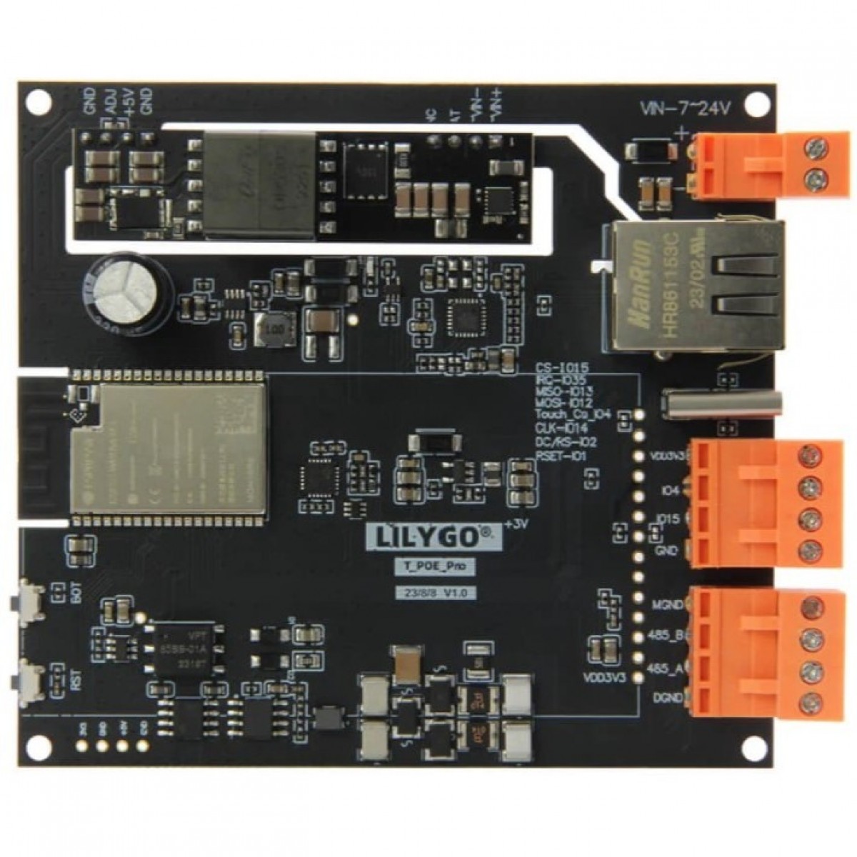 LilyGO T-PoE-Pro - ESP32 - LAN8720A - LILYGO-Q428