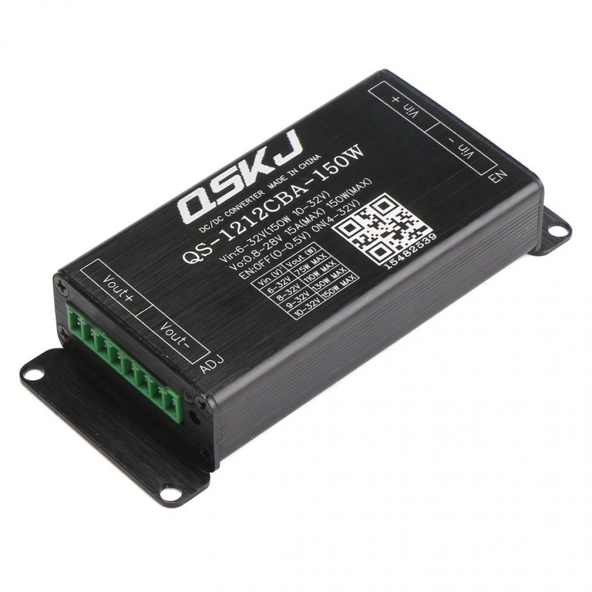 QSKJ DC-DC Verstelbare Step-Up-Down Buck-Boost Converter - 150W - QS-1212CBA-150W