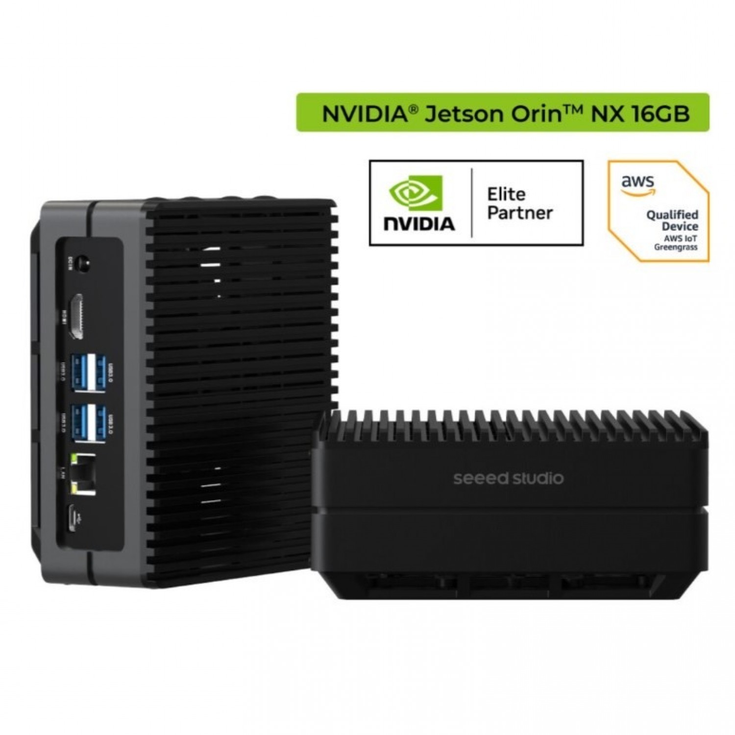 Seeed Studio reComputer J4012 - Edge AI Device with Jetson Orin NX 16GB module - SEEED-110110145