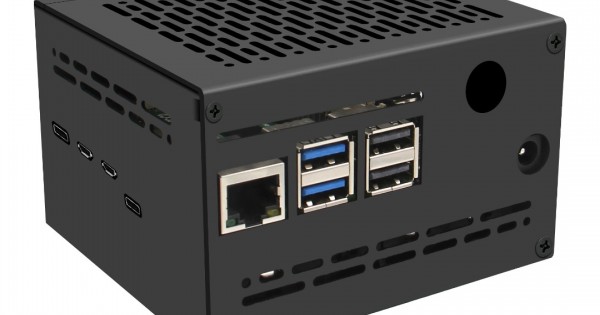 Geekworm X1202-C1 Metal Case for Raspberry Pi 5 and X1202 UPS - Black ...