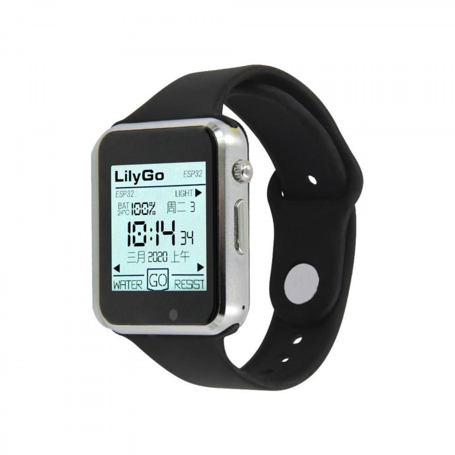 LilyGO T-Watch S3 - Development Smartwatch - ESP32-S3 - LoRa 868MHz - Gun Metal - LILYGO-K215