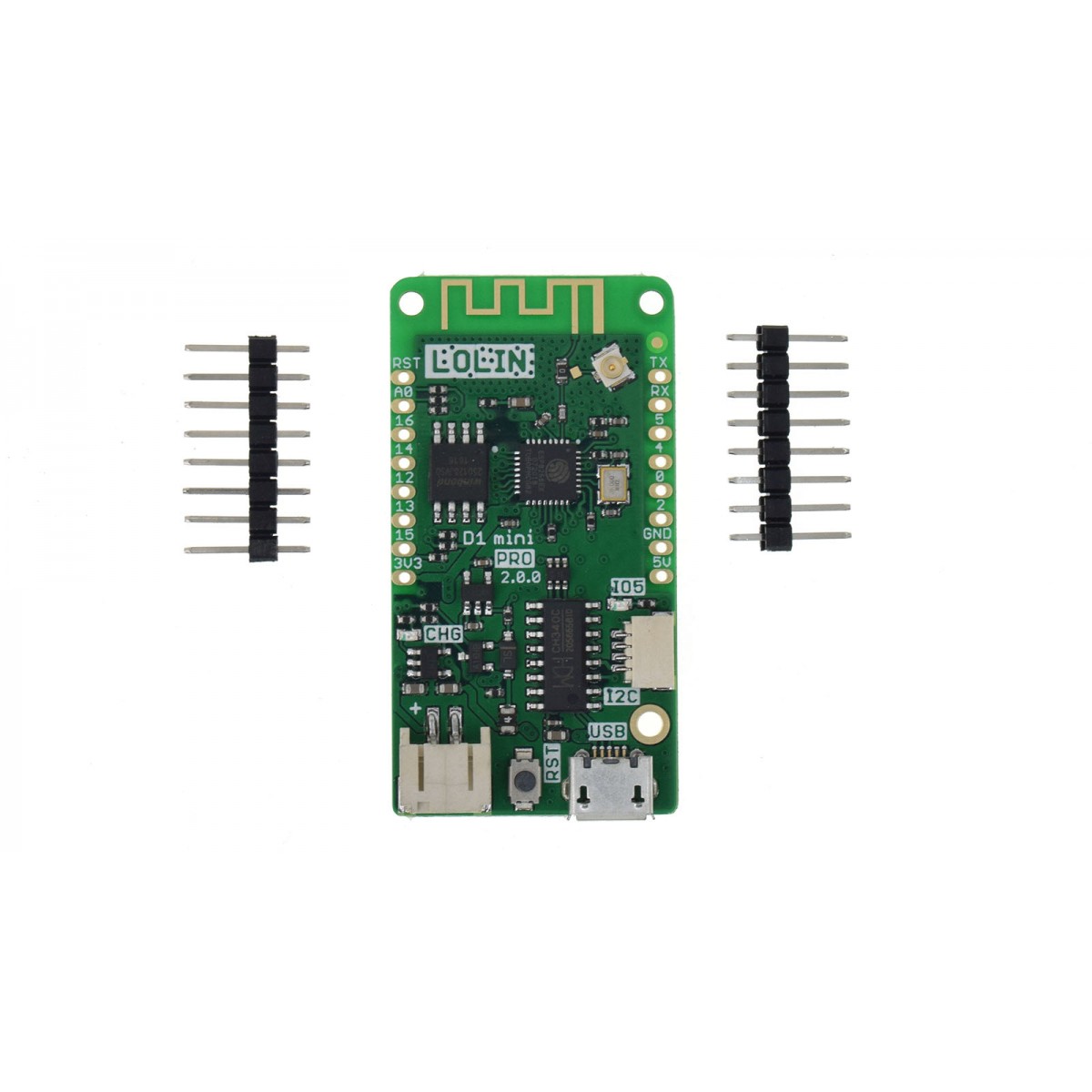 Wemos LOLIN D1 Mini Pro V2 - ESP8266 - CH340C - WMD1MINIPROV2