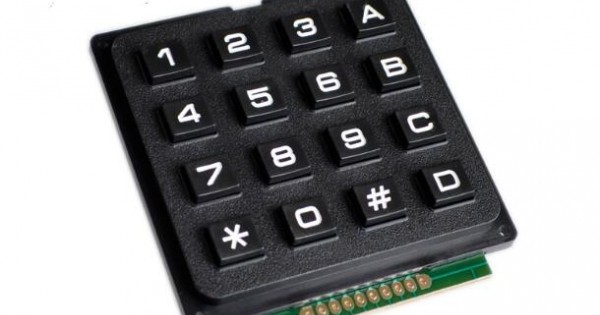 Keypad 4x4 Matrix - Membrane - MEMKEY4x4