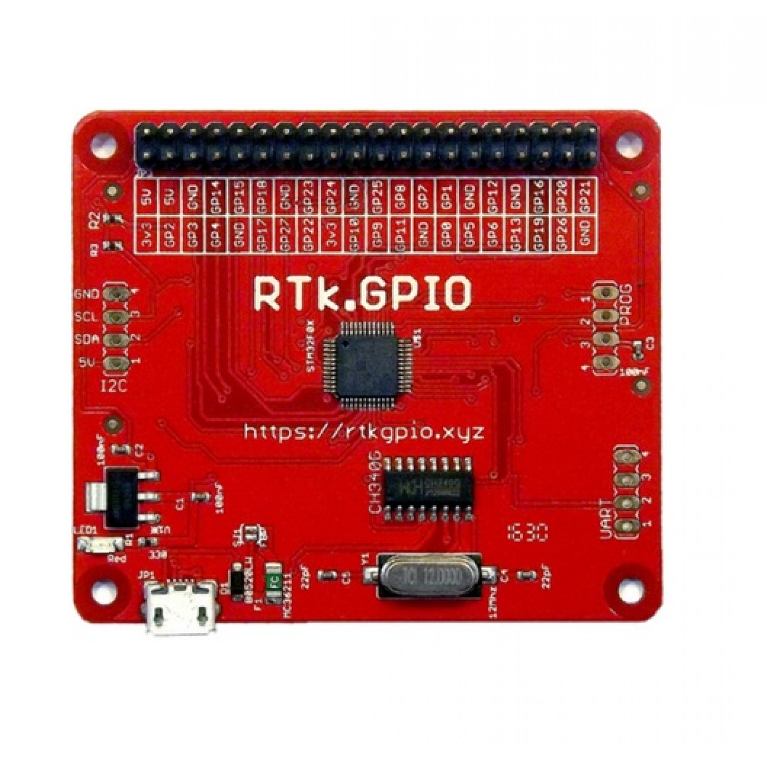 Ryanteck RTk.GPIO - Raspberry Pi GPIO Emulator - PIS-0702