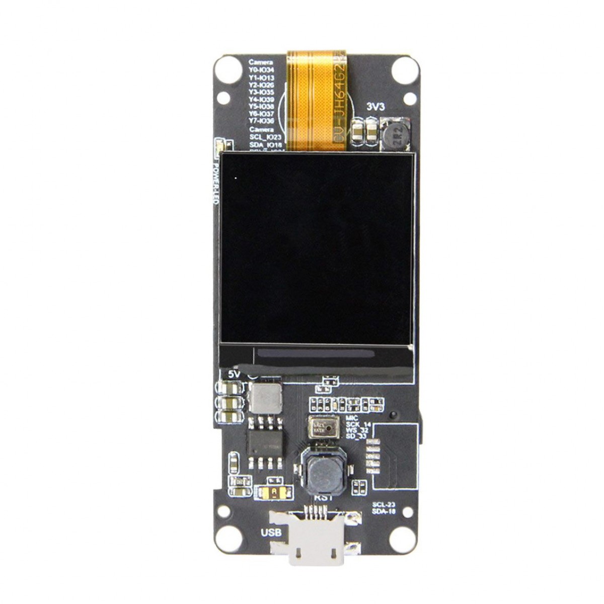 LilyGO TTGO T-Camera Plus ESP32 - Rear Camera - LILYGO-H309-Q296