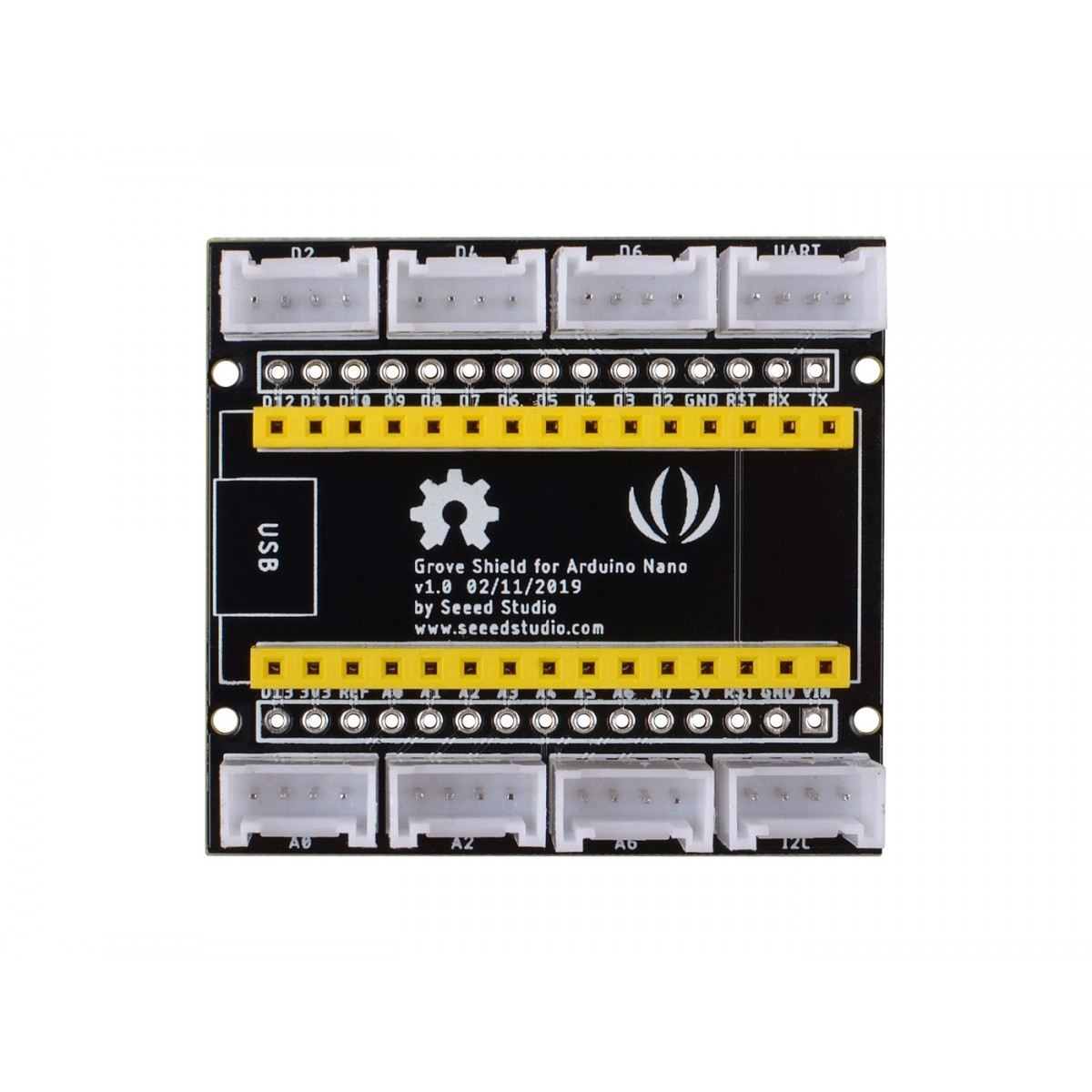 Seeed Studio Grove Shield for Arduino/Seeeduino Nano - SEEED-103100124