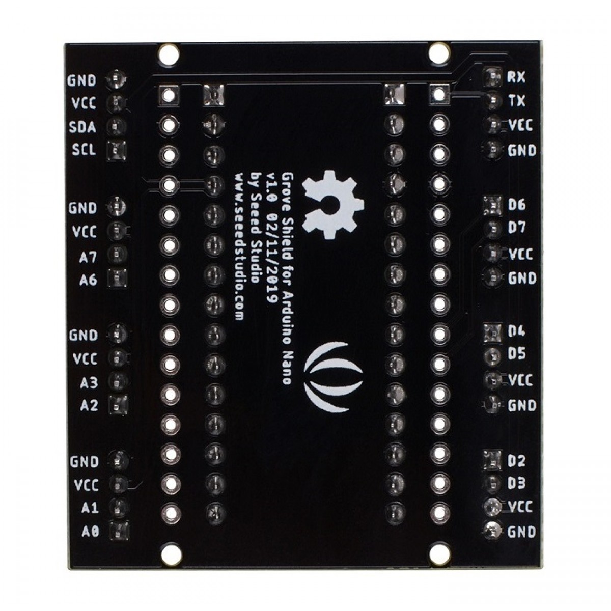 Seeed Studio Grove Shield for Arduino/Seeeduino Nano - SEEED-103100124