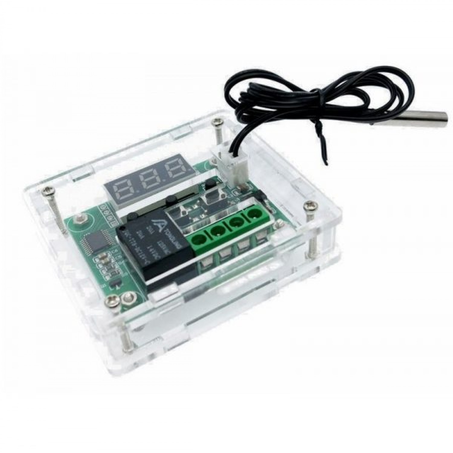 Enclosure for Digital Thermostat Module with Relay XH-W1209 - DIY Kit - XH-WH1209-CASE