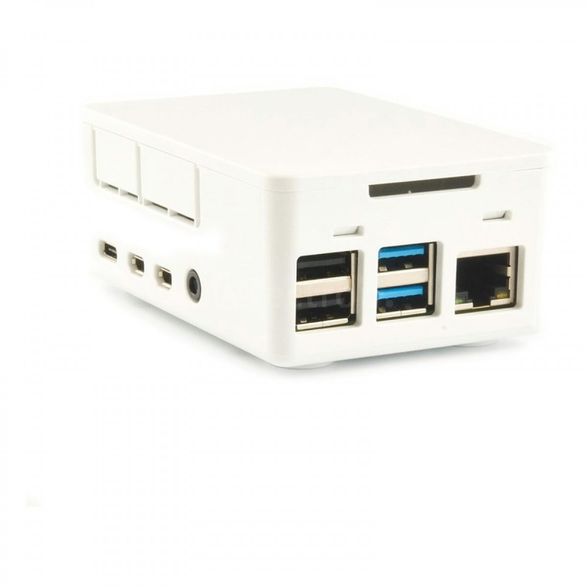 HighPi Raspberry Pi 4 Case - White - HIGHPIRP4CASE-WHITE