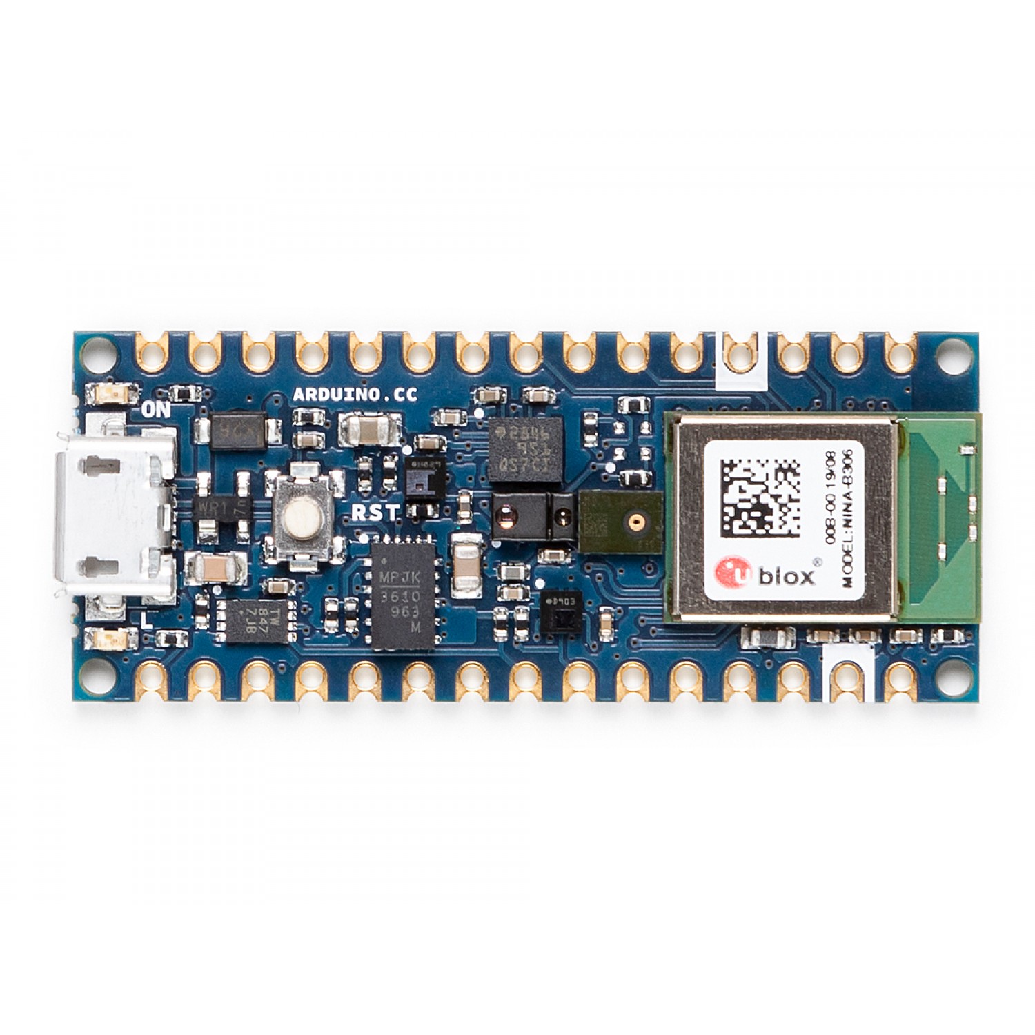 Arduino Nano 33 BLE Sense - Losse Headers - ABX00031
