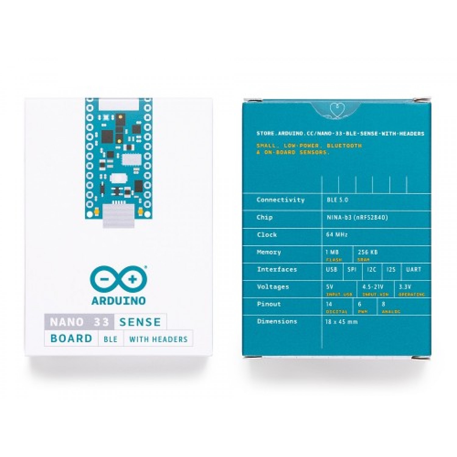 Arduino Nano 33 BLE Sense - ABX00035