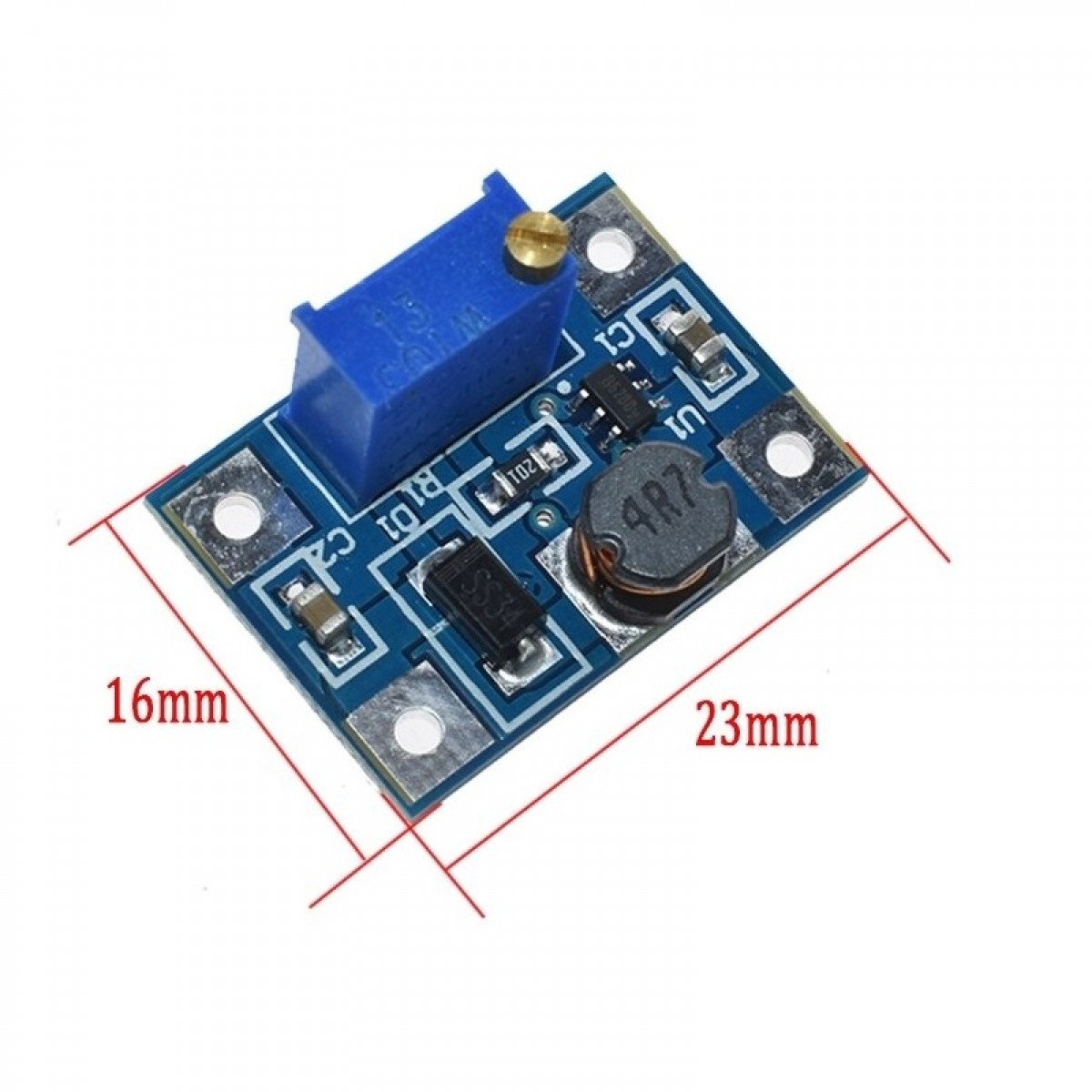 DC-DC Verstelbare Step-up Boost Converter SX1308 2A - ADJDCDC-SX1308-2A