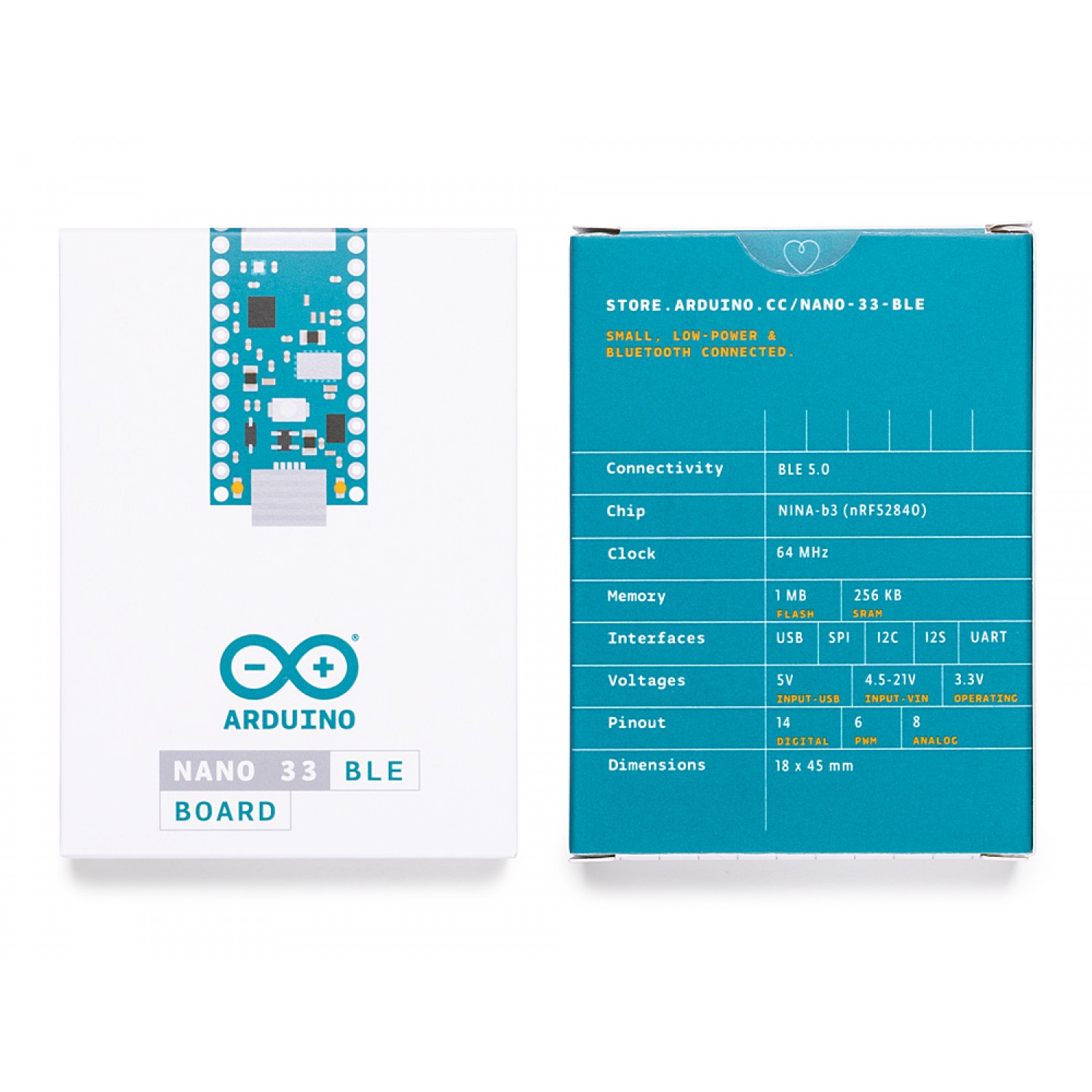 Arduino Nano 33 BLE - Separate Headers - ABX00030